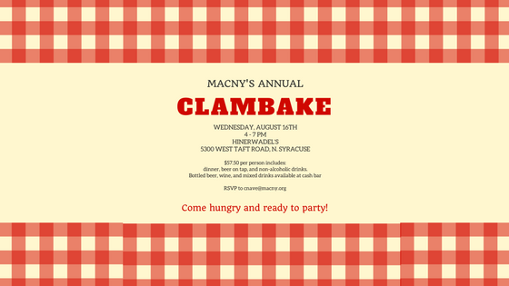 Join us for our Clambake! - MACNY