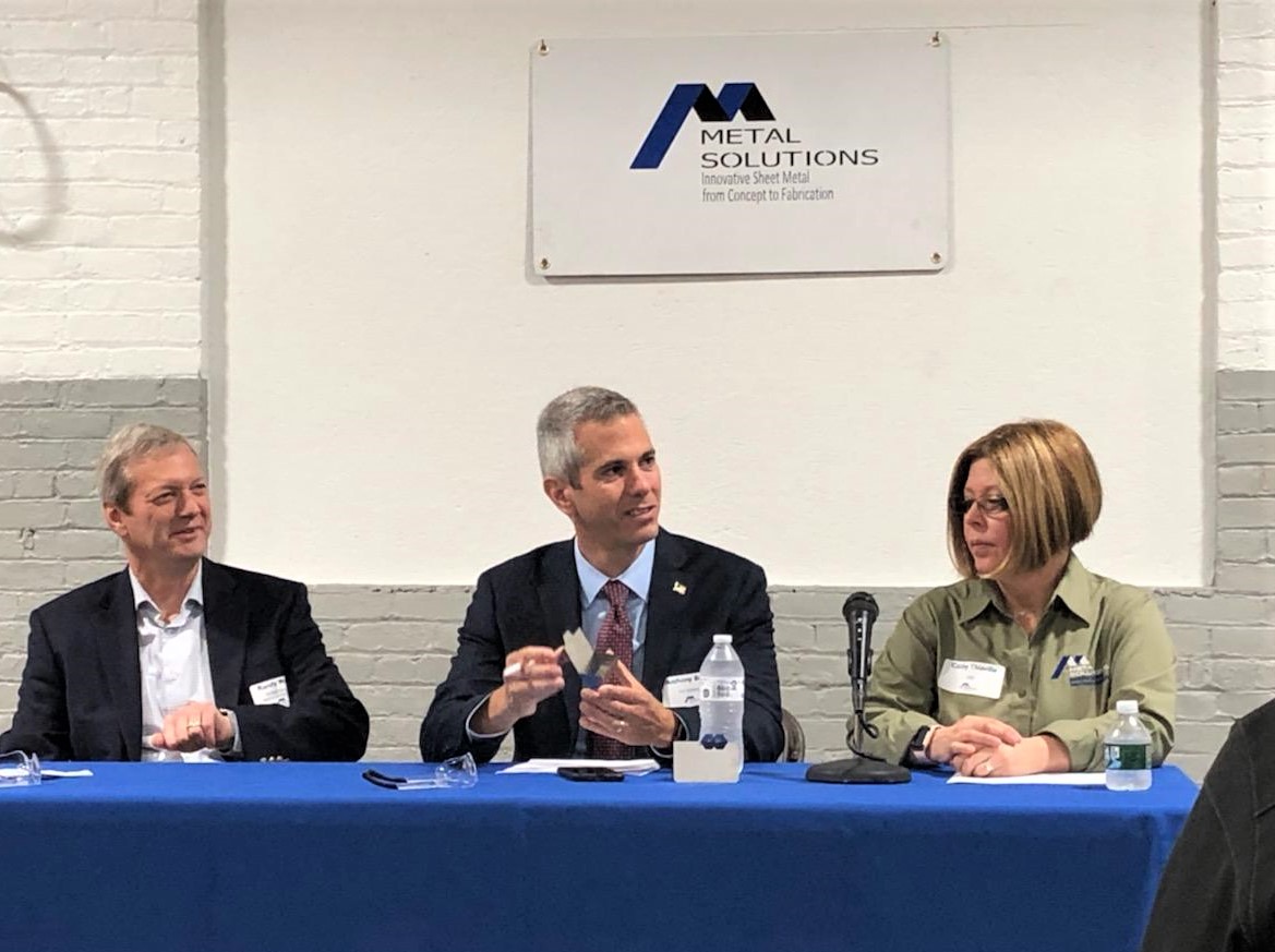 Congressman Brindisi Visits Metal Solutions with MACNY Members - MACNY