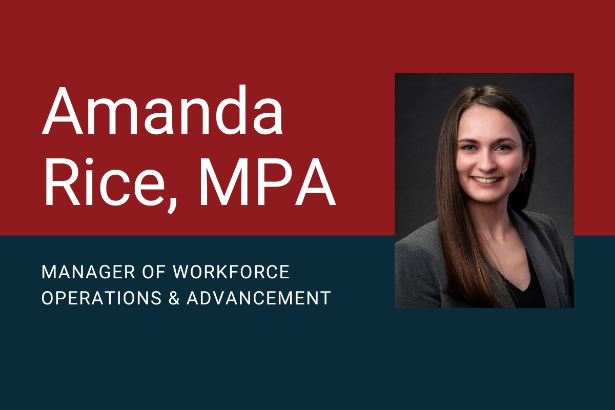 Amanda Rice Promoted to Manager of Workforce Operations and Advancement ...